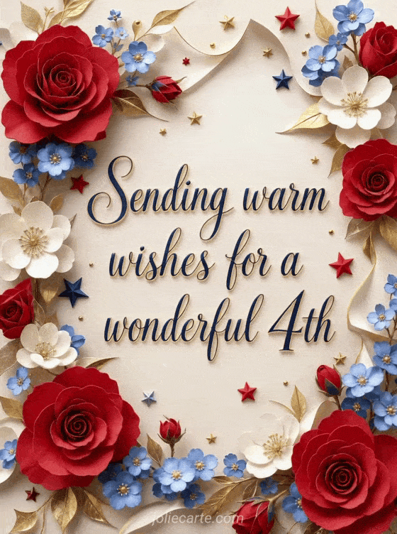 4th of july cards - Free card 🎆 - JolieCarte