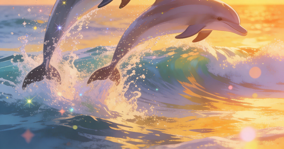 Gifs Bon Week-End - Dauphins ocean gratuit - JolieCarte