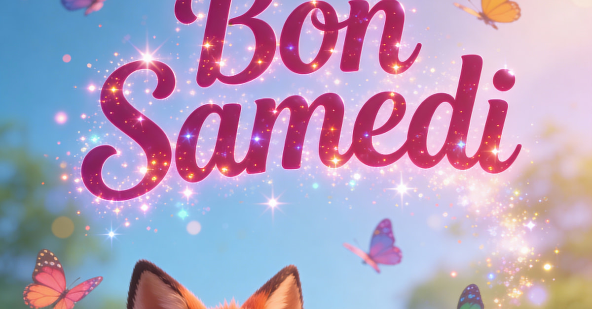 Gif Bon Samedi - Image animée gratuite - JolieCarte