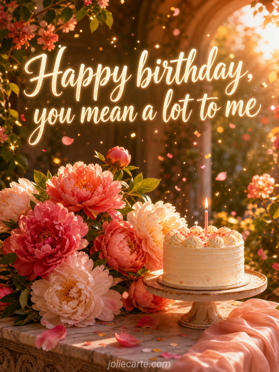 free birthday card woman by text - Free card 🎂 - JolieCarte