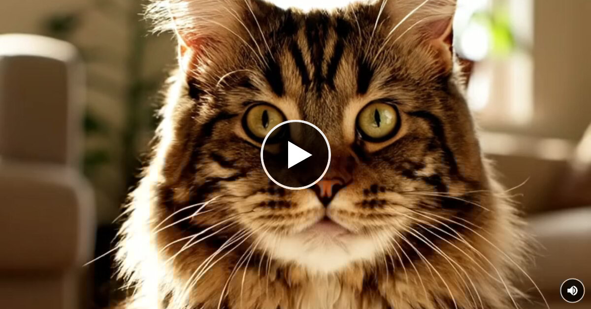 Remerciement carte de voeux - chat mignon qui dit merci 🐱 - JolieCarte