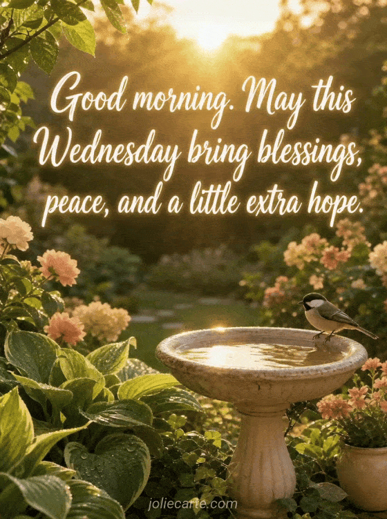 good morning wednesday blessings - Free image 🙌 - JolieCarte