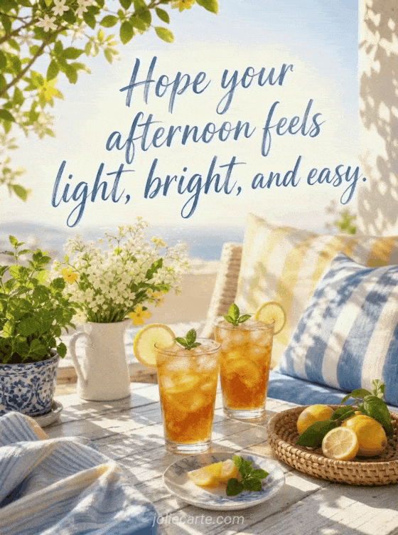 good afternoon - Free card ☀️ - JolieCarte