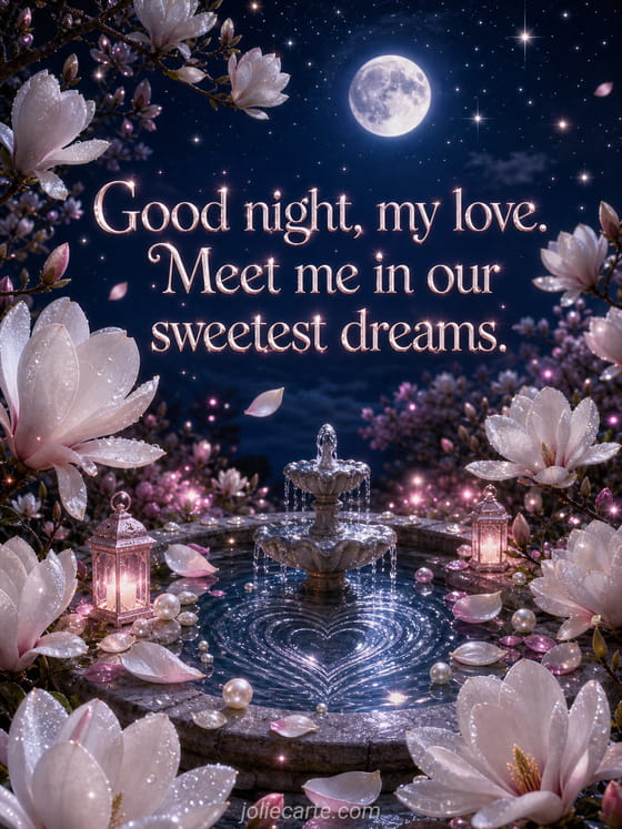 good night images with love - Free image 💞 - JolieCarte