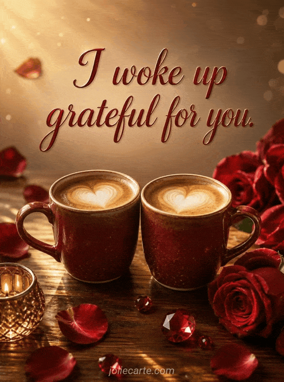 good morning romantic - Free card 💖 - JolieCarte