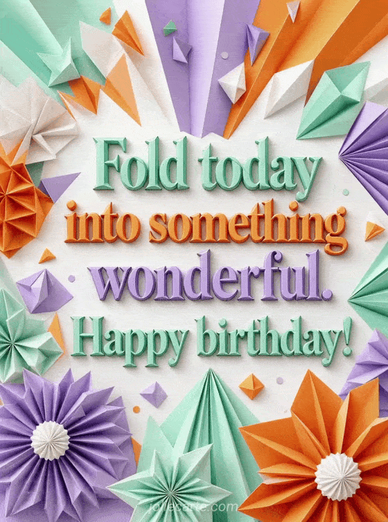 foldable free printable birthday cards 🎂 - JolieCarte