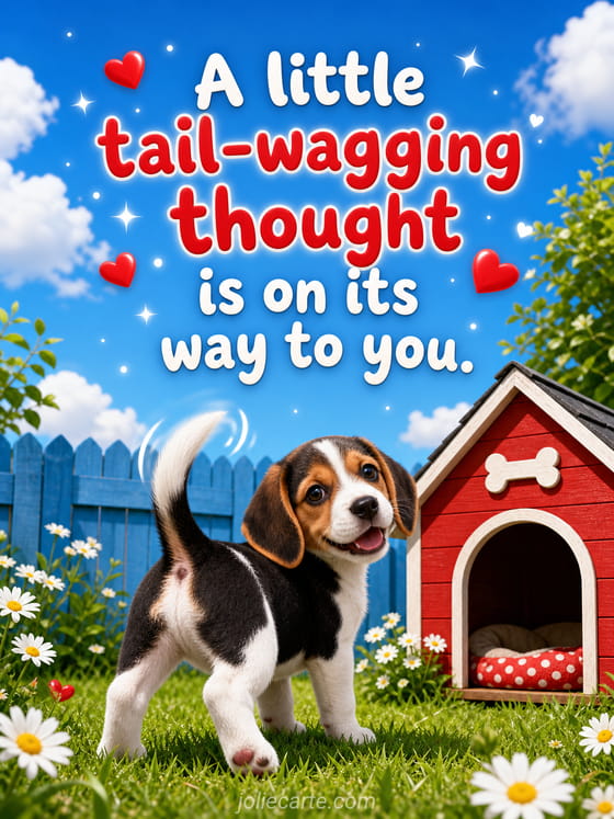 snoopy thinking of you - Free card 🐶 - JolieCarte