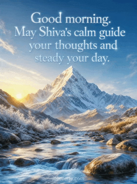 shiva good morning images - Free card 🕉️ - JolieCarte
