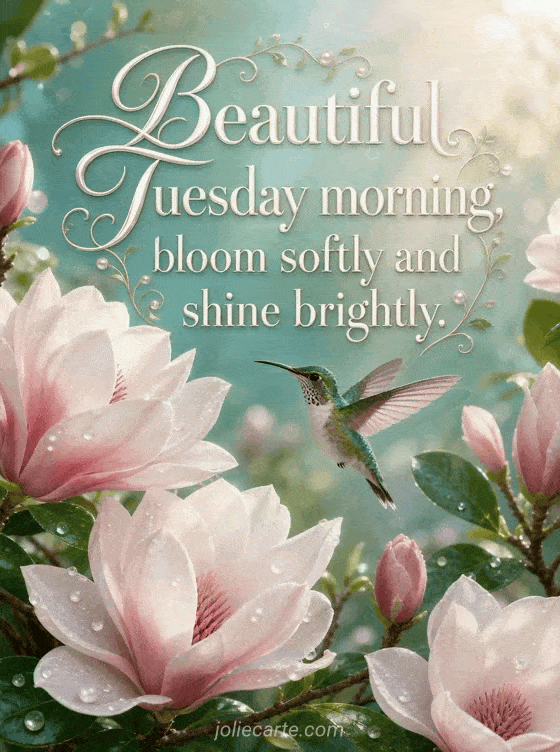 beautiful good morning tuesday images - Free image 🌸 - JolieCarte