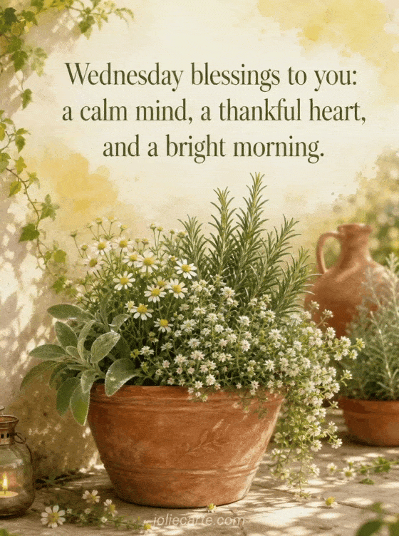 wednesday good morning blessings - Free image 🕊️ - JolieCarte