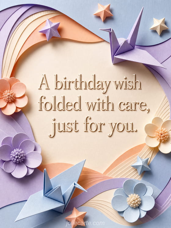 paper birthday cards - free card 💌 - JolieCarte