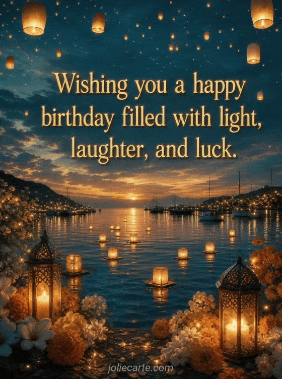 free happy birthday wishes - Free card 🎁 - JolieCarte