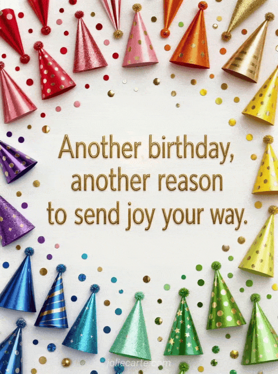 bulk happy birthday cards - Free card 🎊 - JolieCarte