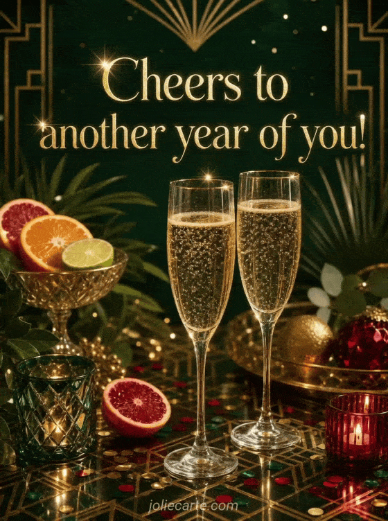 cheers birthday images - Free image 🥂 - JolieCarte