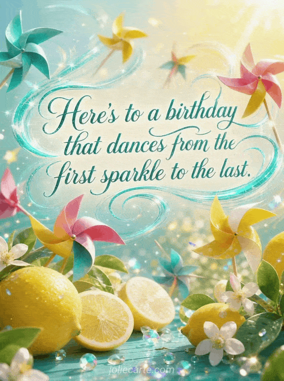happy birthday images with motion 🎉 - JolieCarte