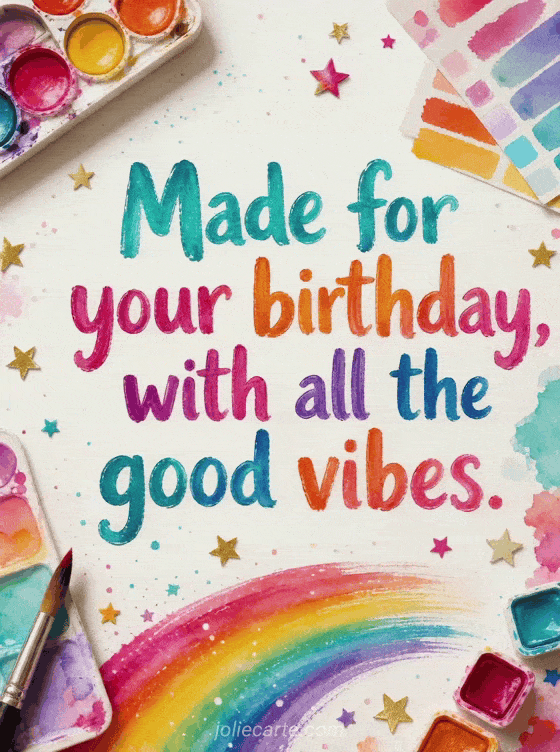 create birthday card - Free card 🎂 - JolieCarte