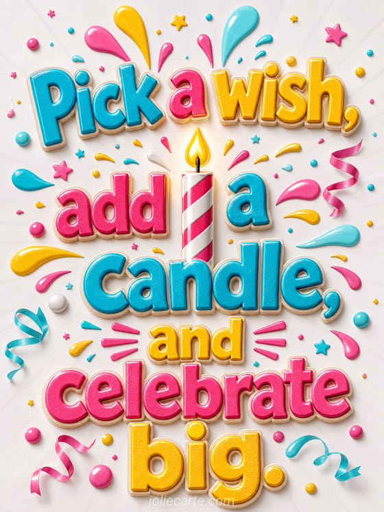 free birthday card templates - Free card 🎂 - JolieCarte