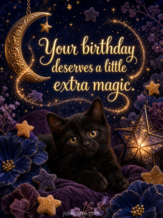 birthday card maker online - Free card 🎂 - JolieCarte