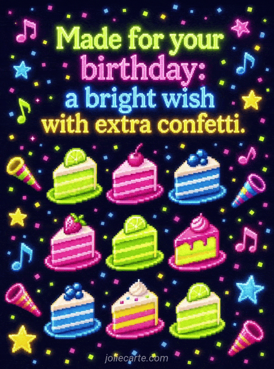 make a birthday card online - Free card 🎂 - JolieCarte