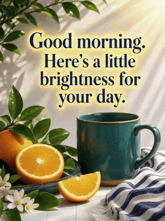 good morning card - Free card ☀️ - JolieCarte