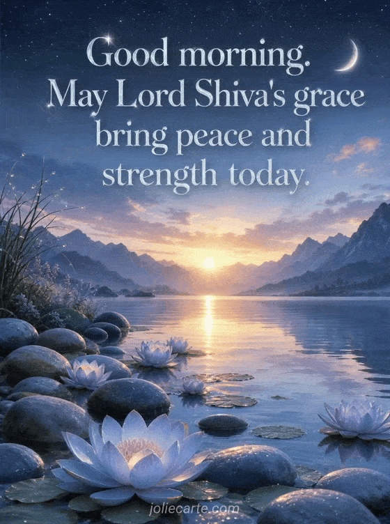 lord shiva good morning images - Free image 🕉️ - JolieCarte