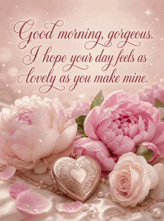 good morning for gf - Free card 💕 - JolieCarte