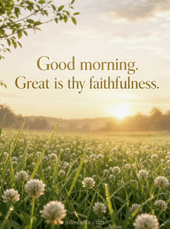 good morning bible verses KJV - Free card 🙏 - JolieCarte