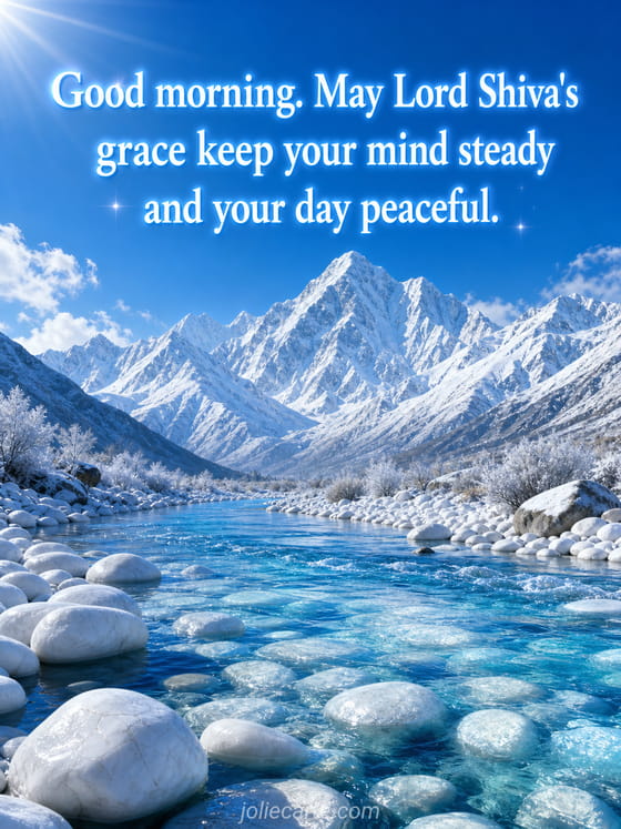 shiv good morning images - Free card 🔱 - JolieCarte
