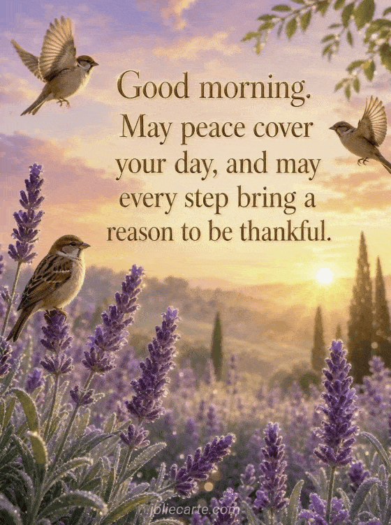 positive good morning blessings prayers - Free card 🌞 - JolieCarte
