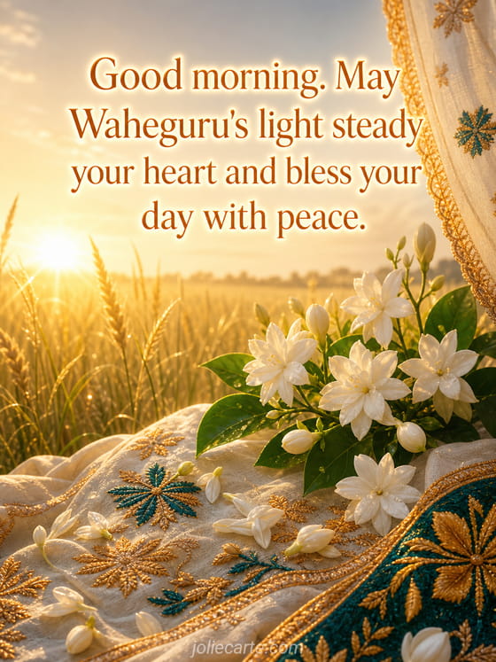 blessing good morning gurbani quotes - Free card 🙏 - JolieCarte