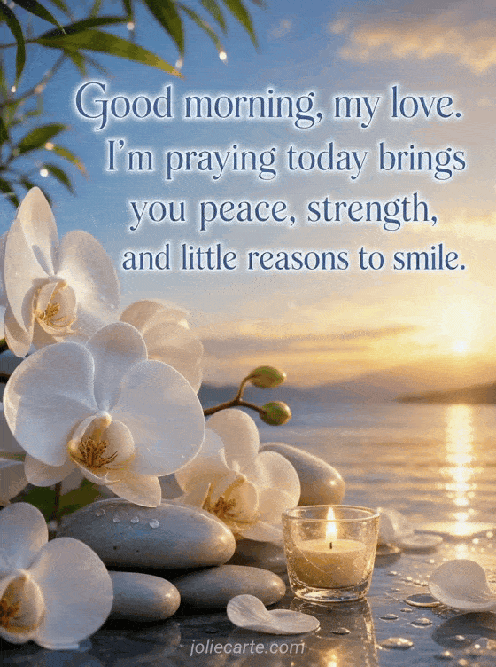 good morning prayer to my love - Free card 🙏 - JolieCarte