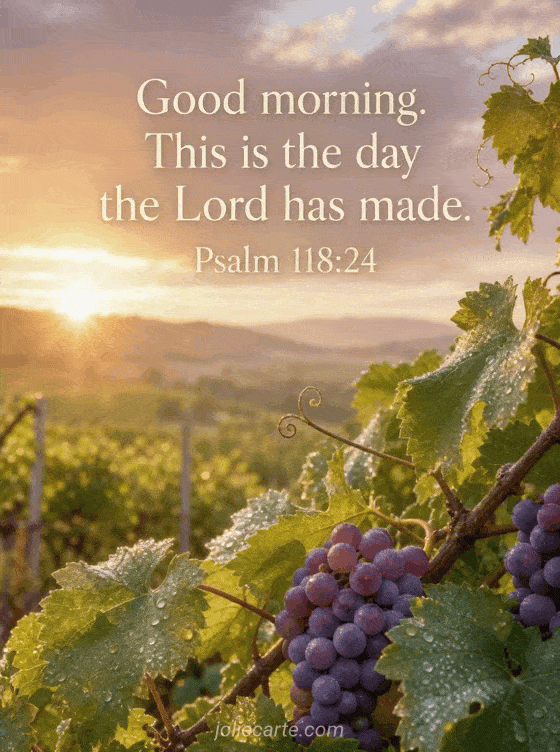 good morning images with bible verses - Free image 📖 - JolieCarte