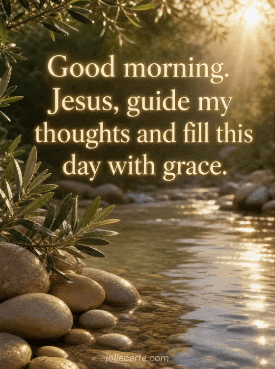 good morning jesus quotes - Free image ️ - JolieCarte