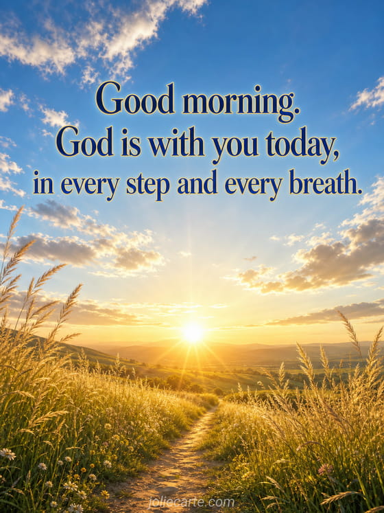 god good morning - Free card ️ - JolieCarte