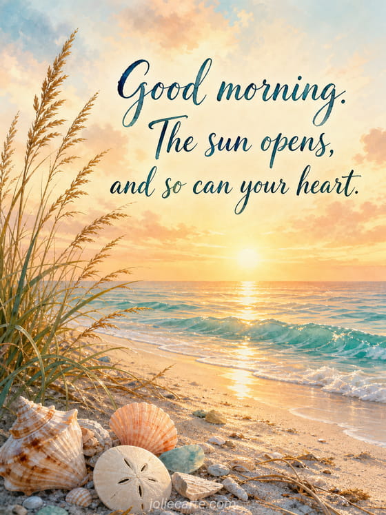 good morning poems - Free card 📜 - JolieCarte
