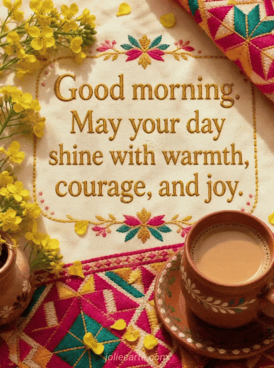 good morning wishes in punjabi - Free card 🌅 - JolieCarte