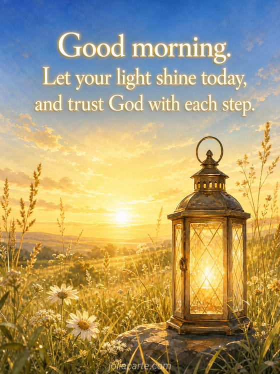 good morning quotes with bible verses - Free card 🙏 - JolieCarte