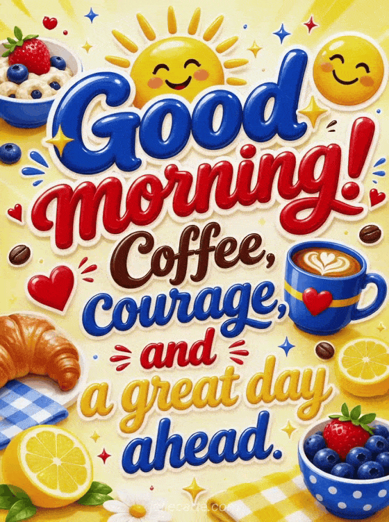 good morning emojis - Free card ☀️ - JolieCarte
