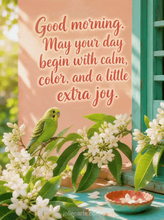 good morning message in tamil - Free card 🌺 - JolieCarte
