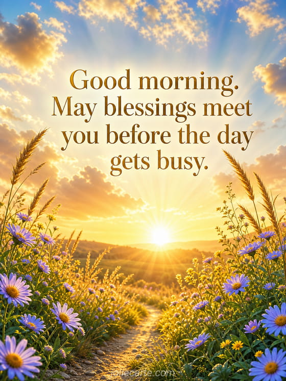 good morning images blessings - Free card 🙏 - JolieCarte