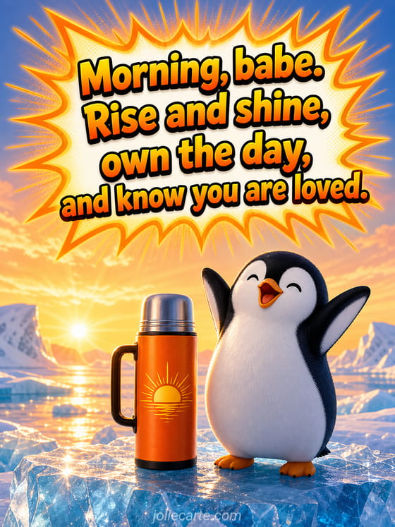 ways to say good morning to him - Free card 💛 - JolieCarte
