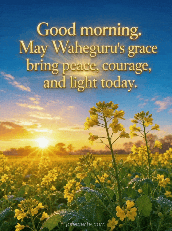 sikh good morning images - Free card 🙏 - JolieCarte