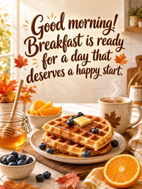 special good morning breakfast - Free card 🥐 - JolieCarte