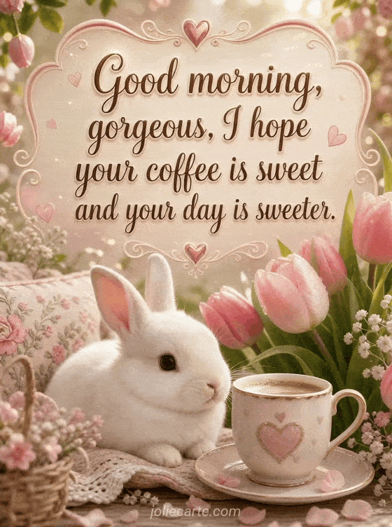 good morning message to your girlfriend - Free card 💗 - JolieCarte