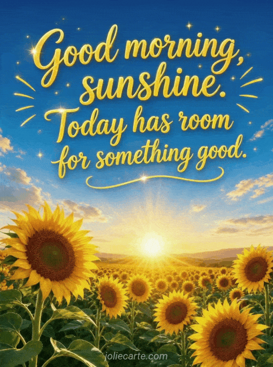 positive good morning sunshine quotes - Free card ☀️ - JolieCarte