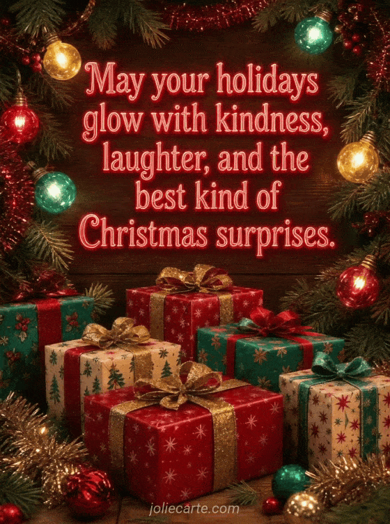 christmas card wishes - Free card 🎄 - JolieCarte