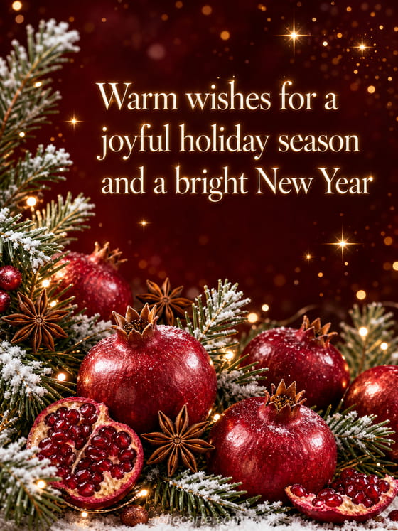 holiday card examples - Free card 🎄 - JolieCarte