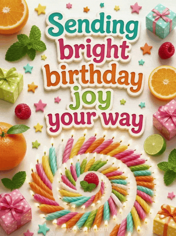 happy birthday animated images free 🎈 - JolieCarte