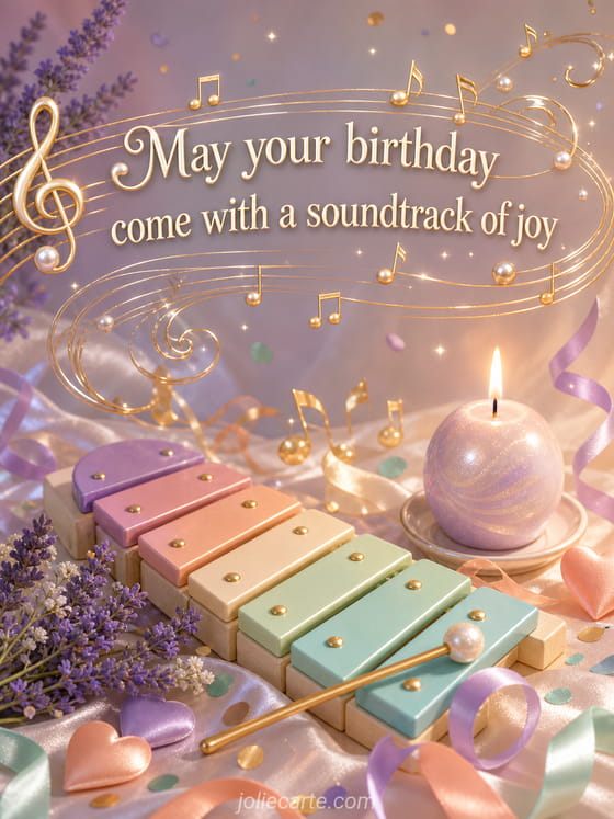 happy birthday animated with song 🎶 - JolieCarte