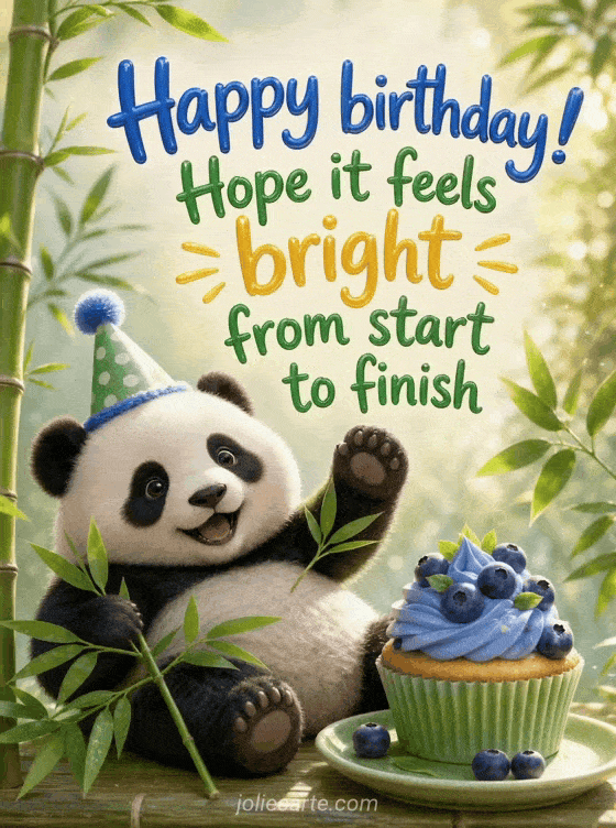 happy birthday gif - Free image 🎈 - JolieCarte